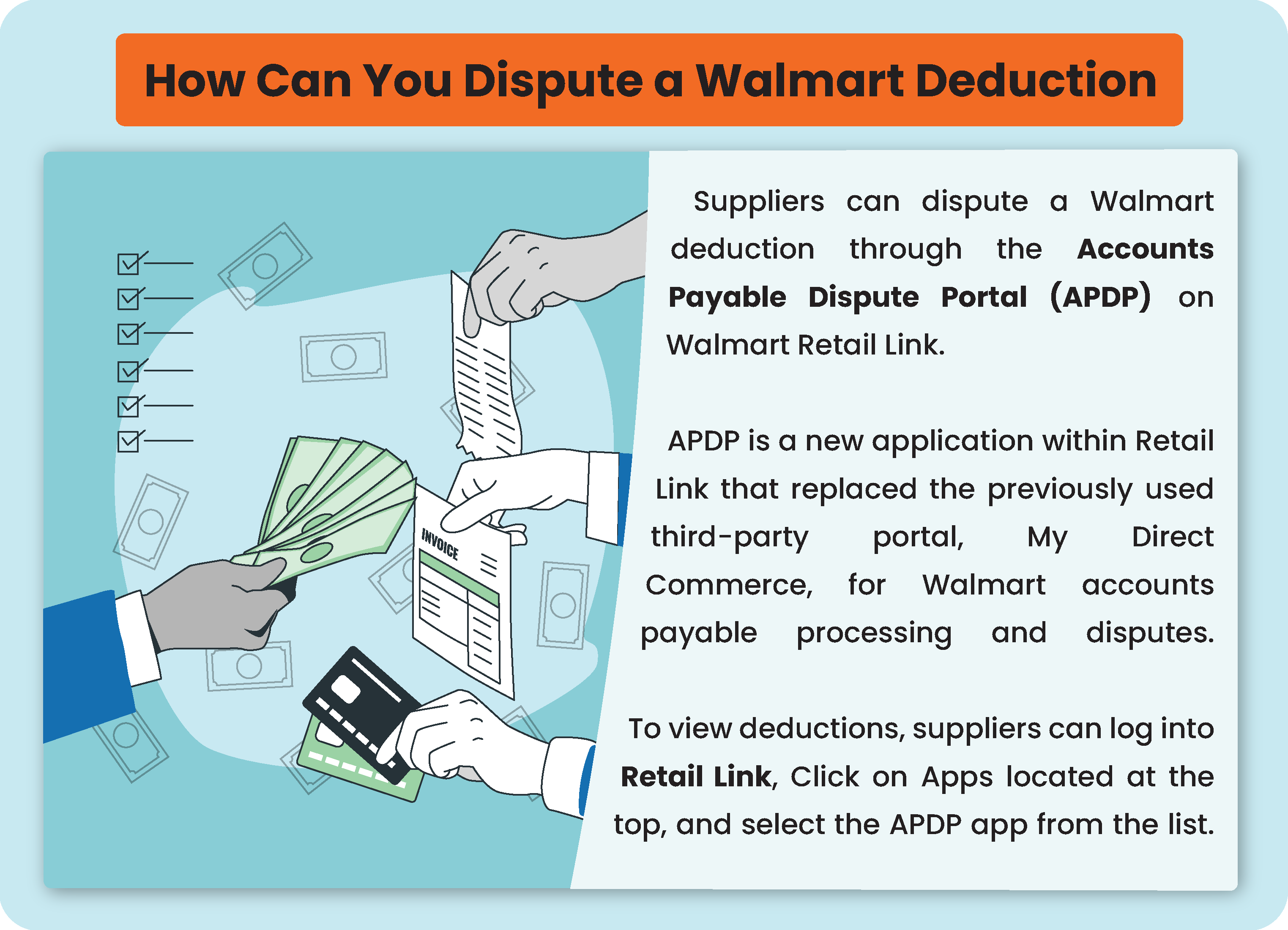 Walmart Deduction Recovery: Disputing Claims On APDP